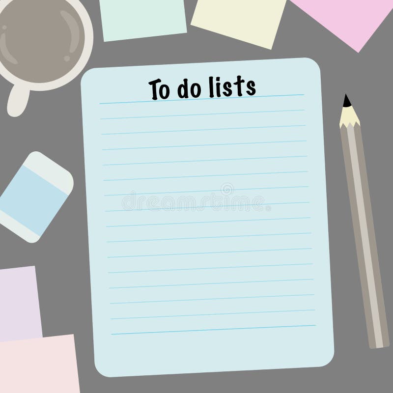 To Do Post Notes Stock Illustrations – 248 To Do Post Notes Stock ...