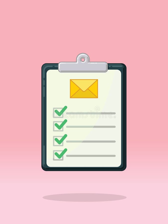 To Do List Email Message Tasks Stock Vector - Illustration of mailbox ...