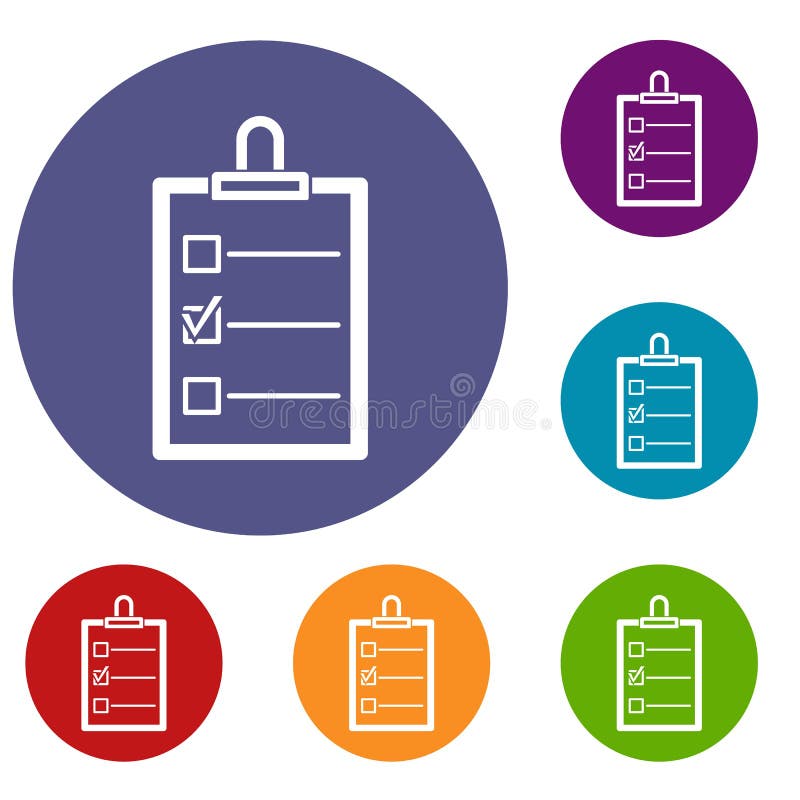 To do list icons set stock vector. Illustration of icons - 98320733