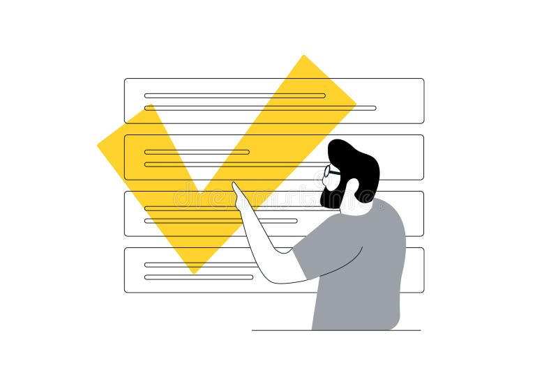 To-do List Illustration. Task Management Graphic, Checklist Concept ...