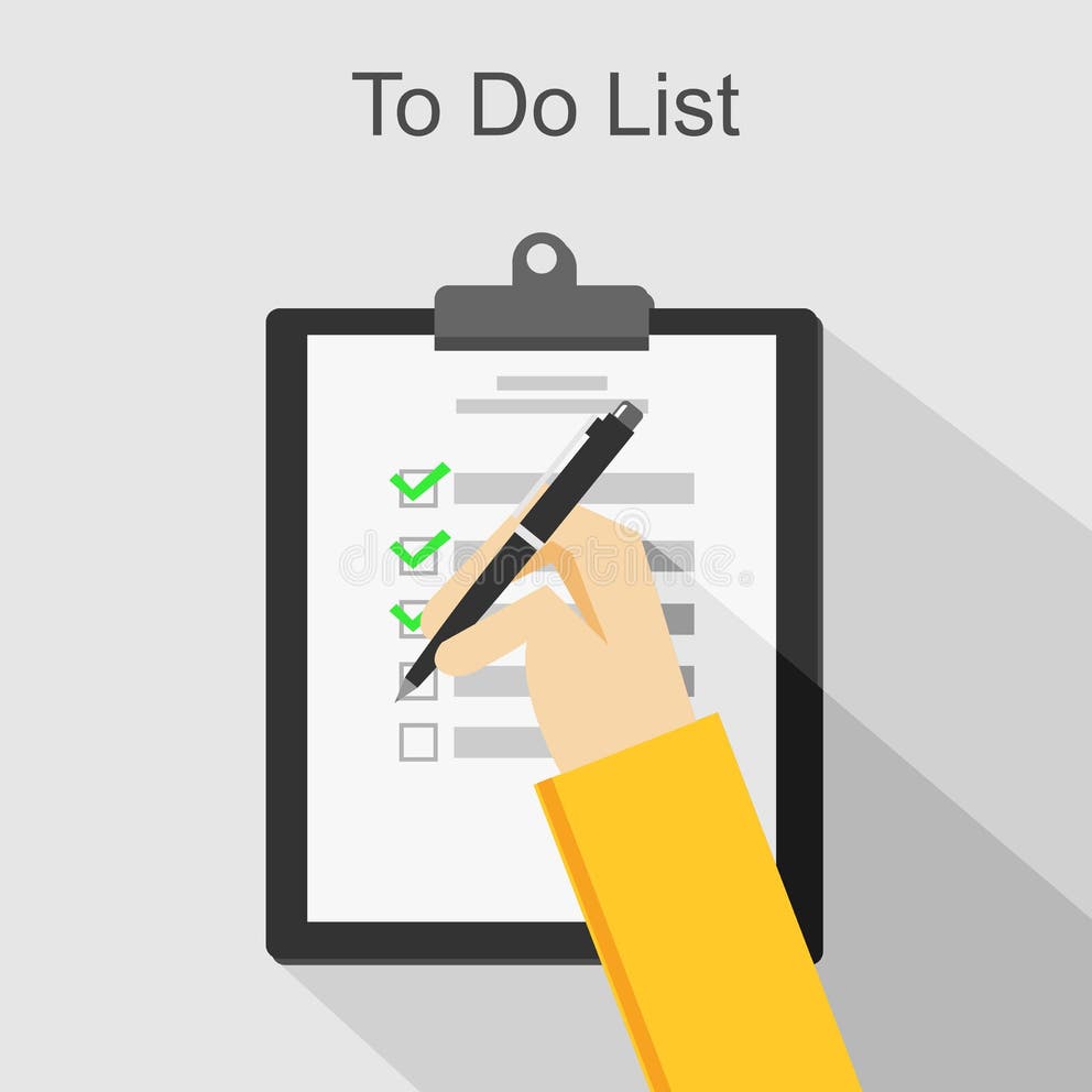 To Do List Drawing Stock Illustrations – 3,036 To Do List Drawing Stock ...