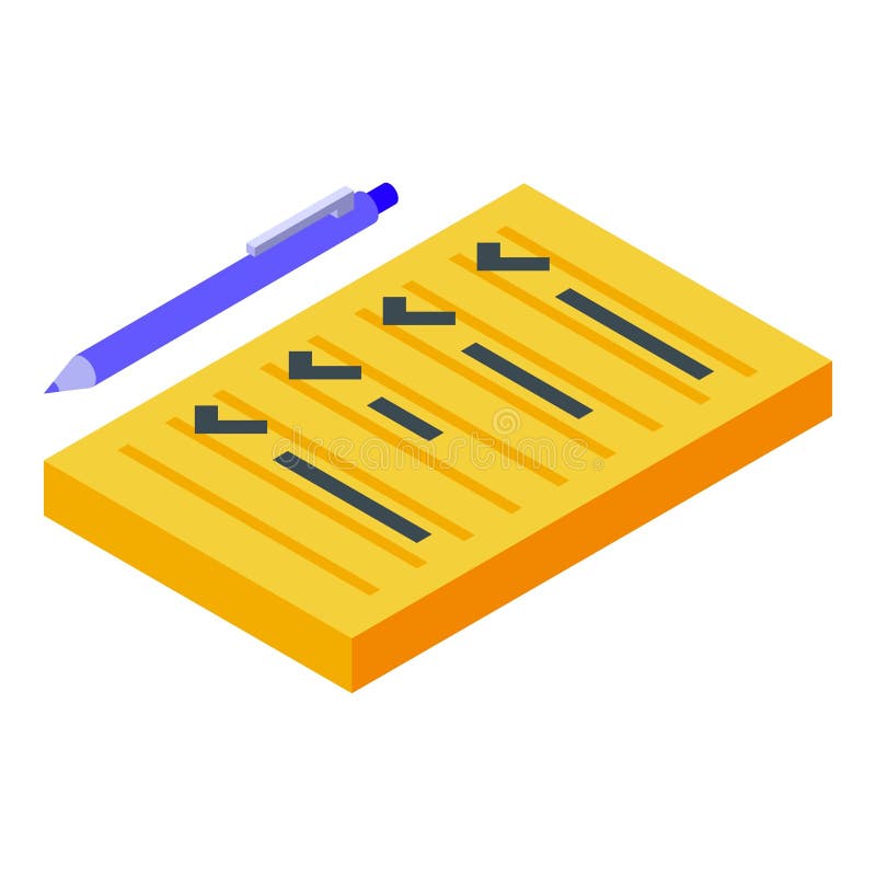 To Do List New Ideas Icon Isometric Vector. Creative Thinking Stock ...