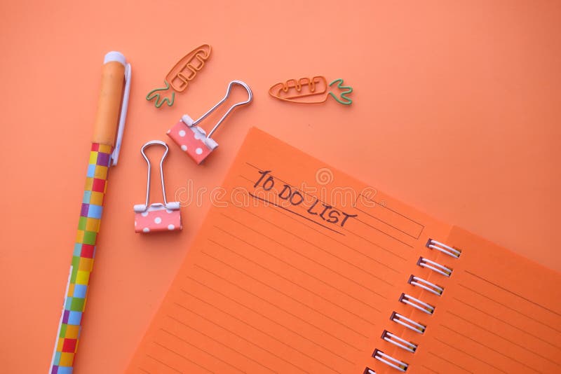 To Do List on Notepad with Pen on Desk Stock Image - Image of notepaper ...