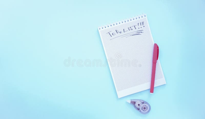 To-do List. Notepad with a To-do List. Pen Notepad for Writing ...