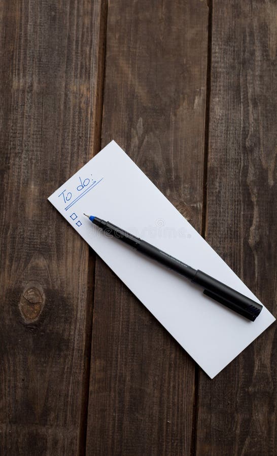 To do list ready to write stock image. Image of plank - 50413801