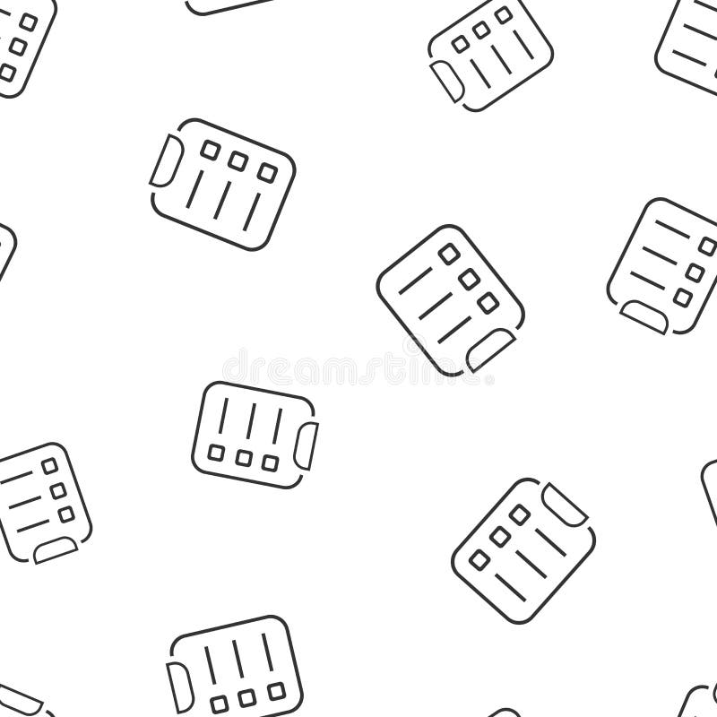 To Do List Seamless Pattern Background. Business Flat Vector Ill Stock ...