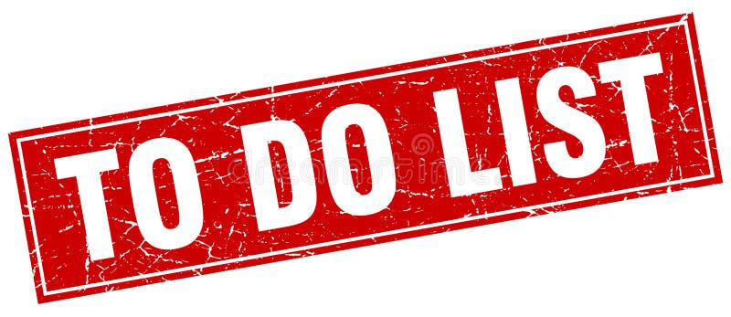 To do list stamp stock vector. Illustration of list - 125219564