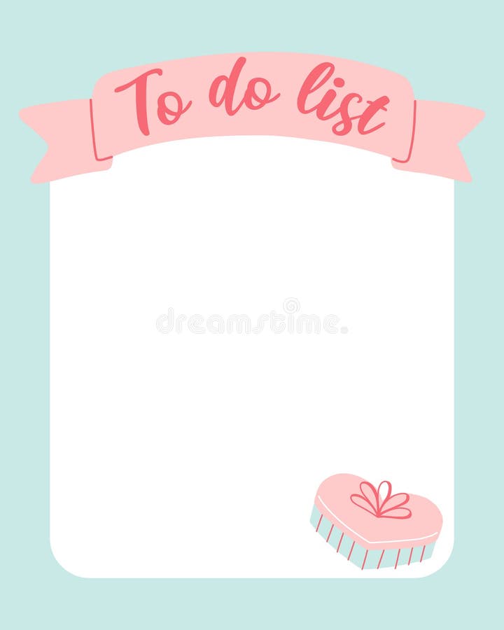 To Do List Template. Check List . Vector Illustration in a Flat Style ...