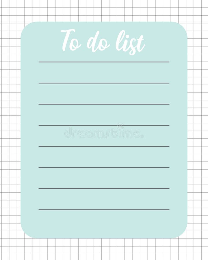 To-do List Template, Checklist, Planner. Fashion Planner or Organizer ...
