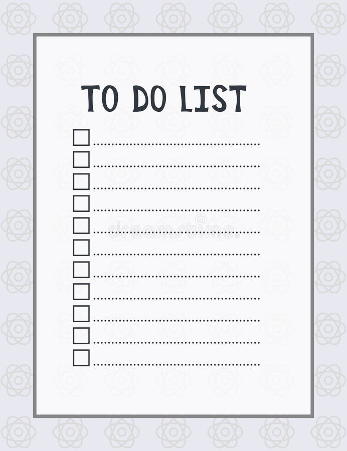 To do list. stock vector. Illustration of paper, note - 145635068