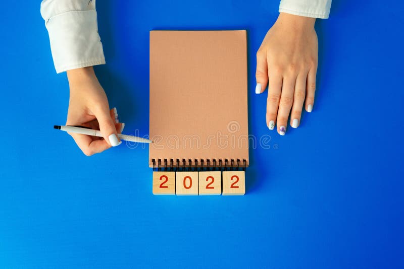 To Do List. Top View of Female Hands Writing in Notebook Stock Photo ...