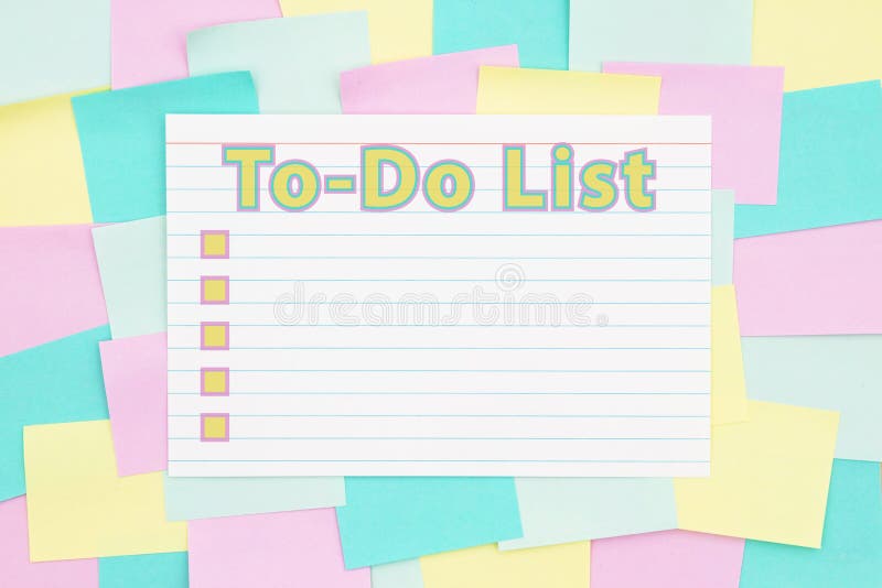 1,272 To Do List Sticky Note Stock Photos - Free & Royalty-Free Stock ...