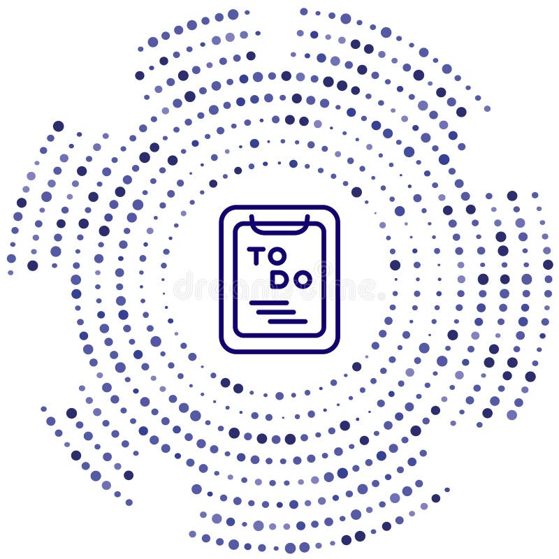 To Do List Vector Icon. To Do List Editable Stroke. To Do List Linear ...