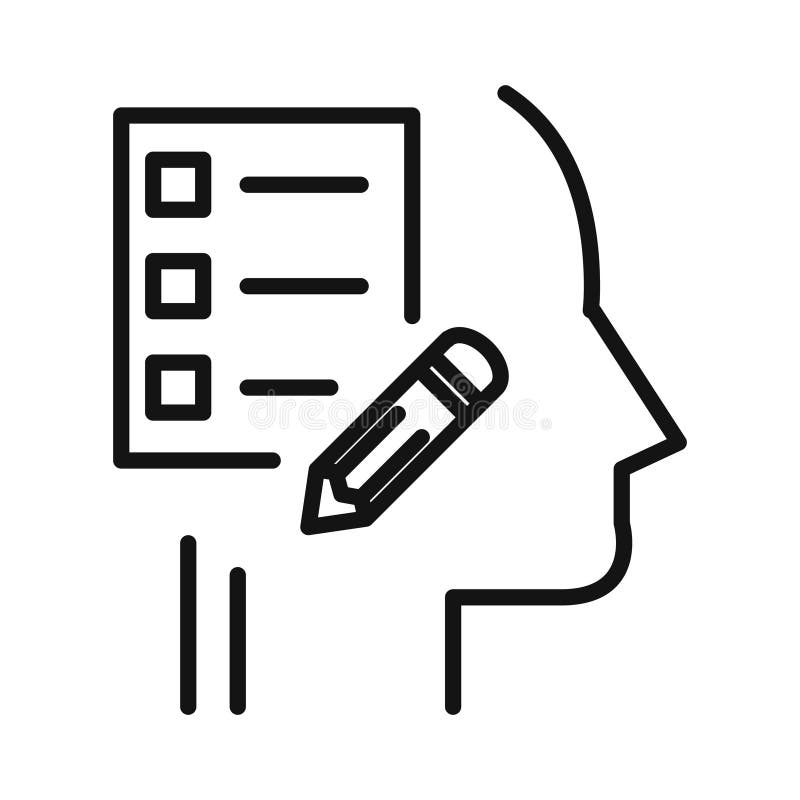 To Do Task Black and White Icon Illustration Stock Vector ...