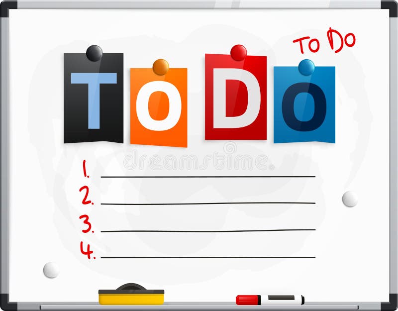 To Do Text Made from Newspaper Letters. Stock Vector - Illustration of ...