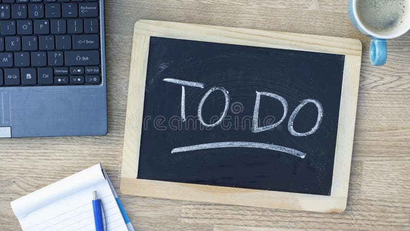 To do written stock image. Image of broke, label, monday - 44146971