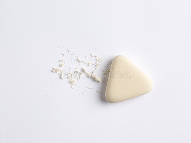 To Erase, Correct or Fix a Mistake or Error Concept. White Eraser in ...