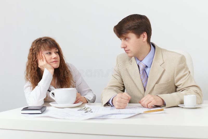 To Girl Does Not Help Huge Cup of Coffee Stock Image - Image of design ...