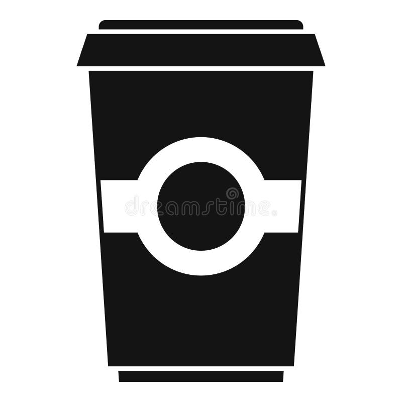 To Go Coffee Cup Icon, Simple Style Stock Illustration - Illustration ...