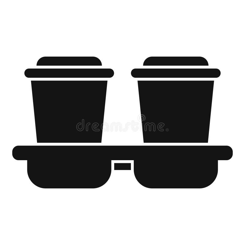 To Go Drink Cup Box Icon Simple Vector. Container Box Stock ...