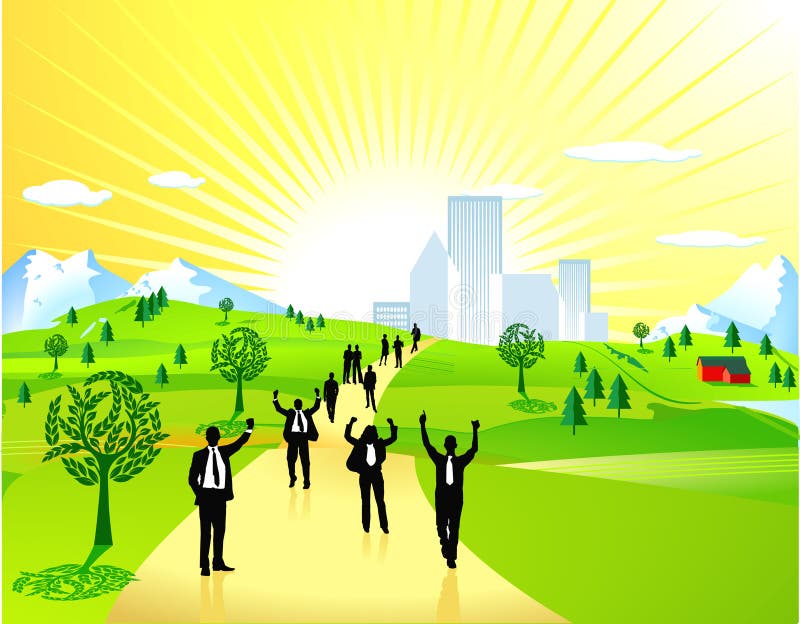 To go on excursion stock vector. Illustration of investor - 16631113