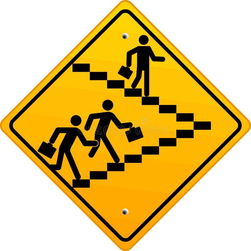 To go upstairs stock vector. Illustration of stairs, leader - 12104950