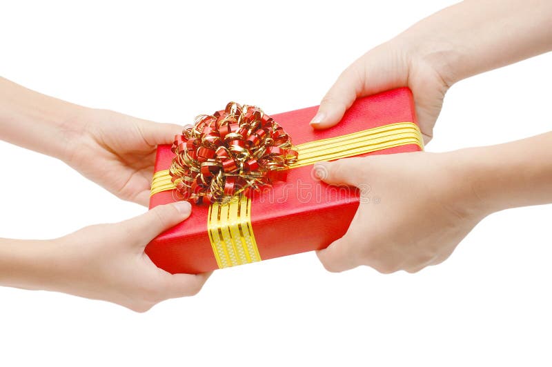 To hand a gift stock photo. Image of design, human, love - 11746326