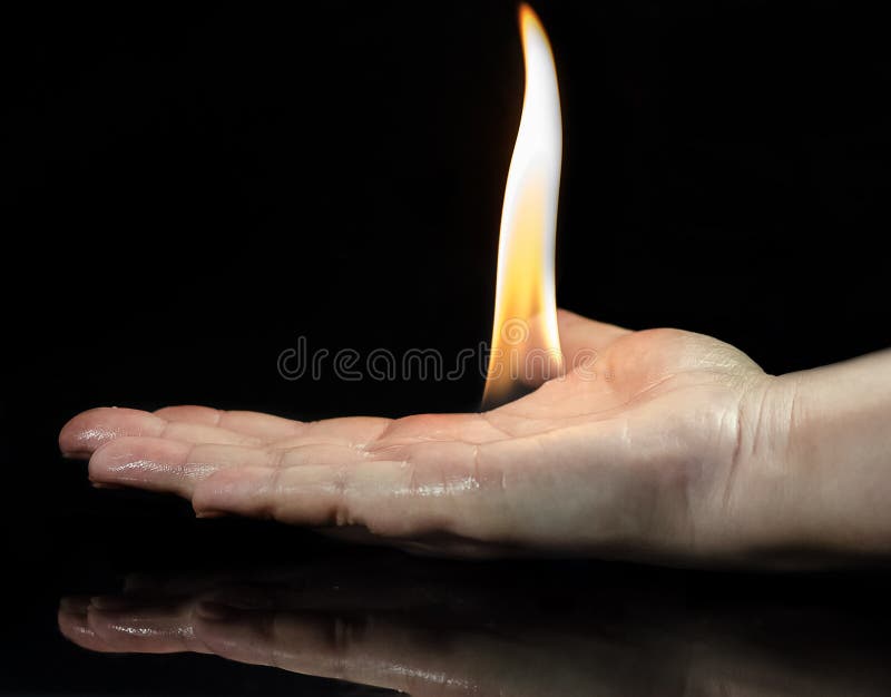 Match fire hand stock image. Image of burn, match, yellow - 105963319