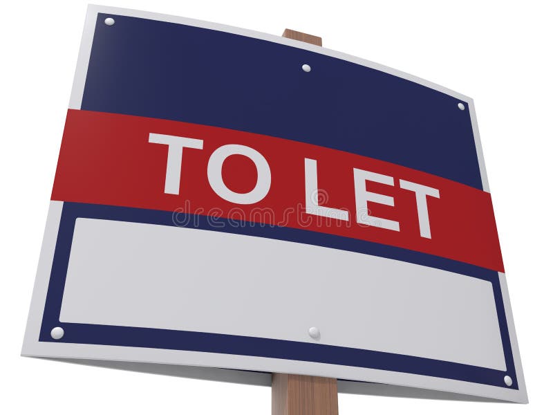To Let sign stock illustration. Illustration of board - 14153825
