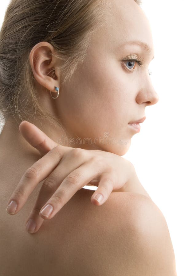 Spa Massage on a Shoulder of Woman Stock Photo - Image of young, female ...