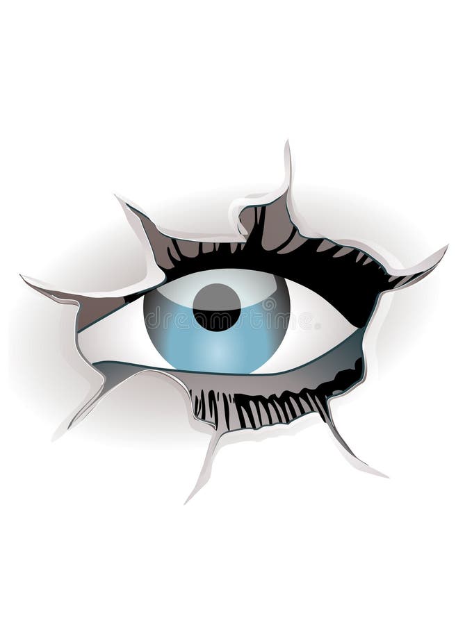 To observe stock vector. Illustration of observe, future - 10881618