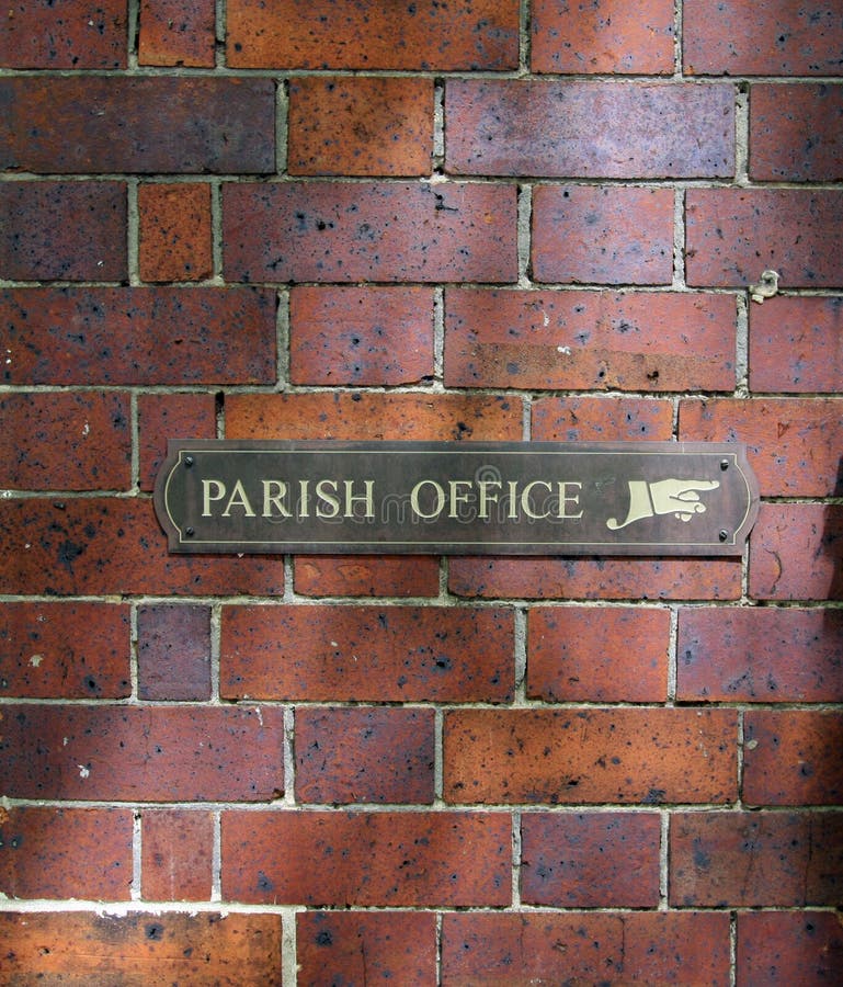 To the Parish office stock photo. Image of direction - 45509406