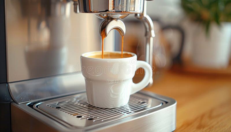 To Start, Pour a Cup of Coffee into the Coffee Maker As the First Step ...