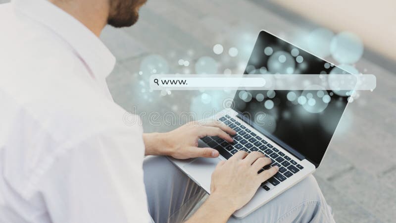 To start searching concept stock photo. Image of information - 137842132