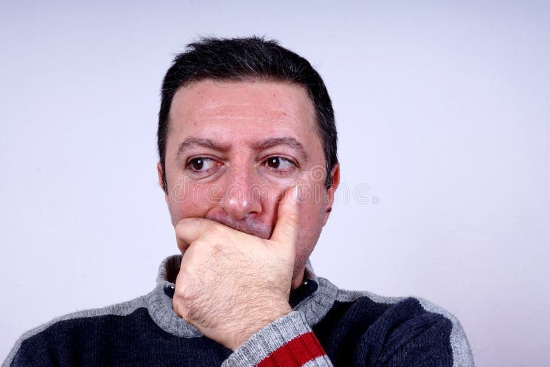 To Think stock photo. Image of concept, adult, portrait - 34988416