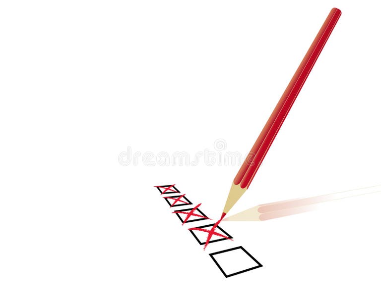 Pencil Tick Stock Illustrations – 7,740 Pencil Tick Stock Illustrations ...