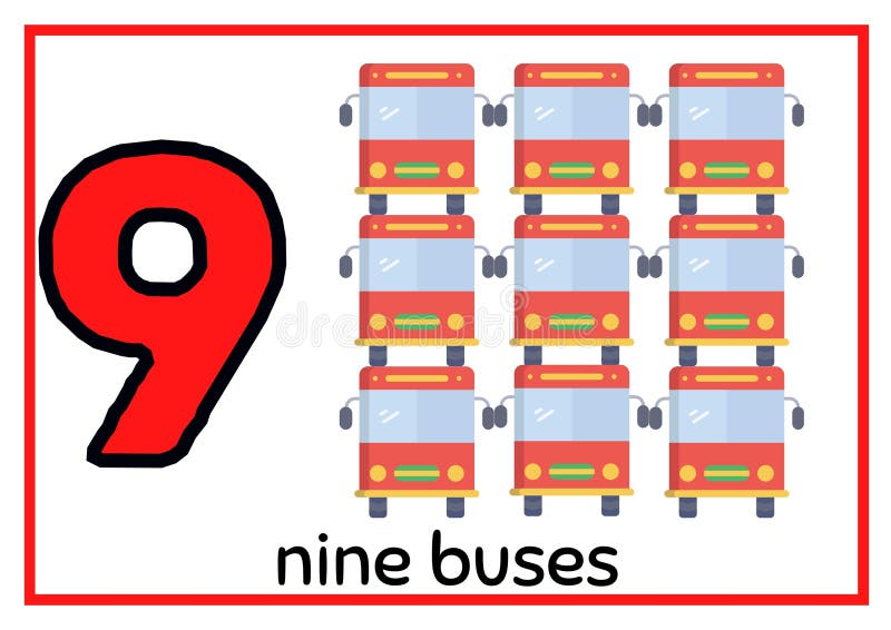 1 To 10 Transportation Themed Counting Flash Cards - 9 Stock ...