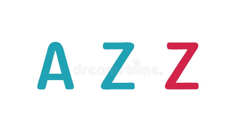 A To Z Alphabet Sorting Icon for Language and Organization Tools ...