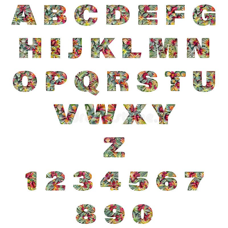 A To Z Alphabets High-Quality Resolutions Background Stock Illustration ...