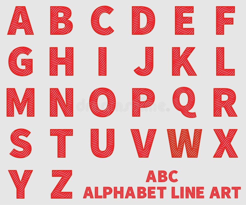 A TO Z LETTER ICON ALPHABET VECTOR Stock Vector - Illustration of ...