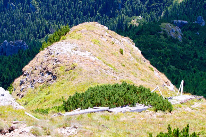 Toaca Peak, Ceahlau Massif stock image. Image of europe - 26027499