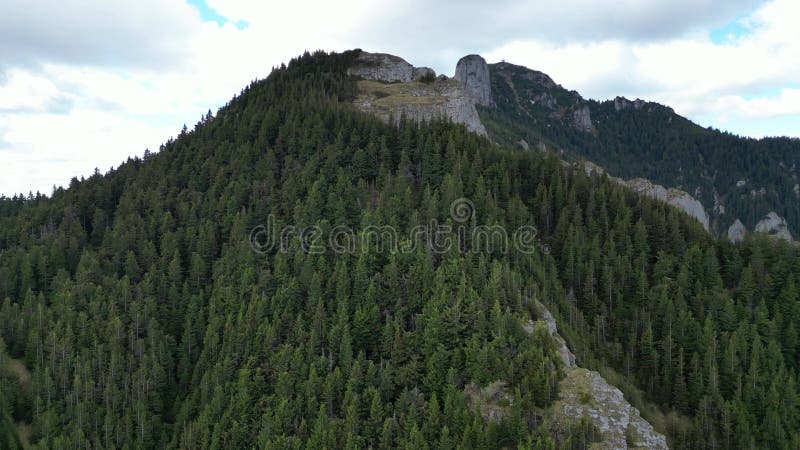 Toaca Summit in Ceahlau Mountain Stock Video - Video of peak, stone ...