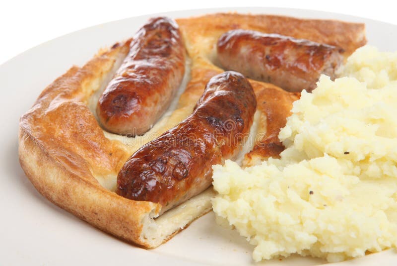 Toad in the Hole stock image. Image of pudding, mashed - 9429649