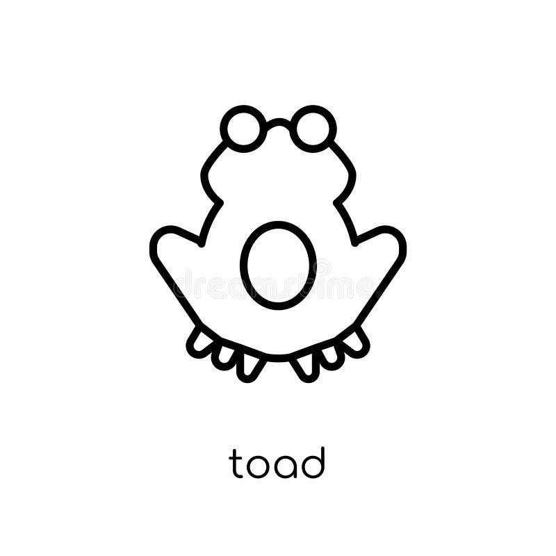 Toad icon stock vector. Illustration of environment - 222982245