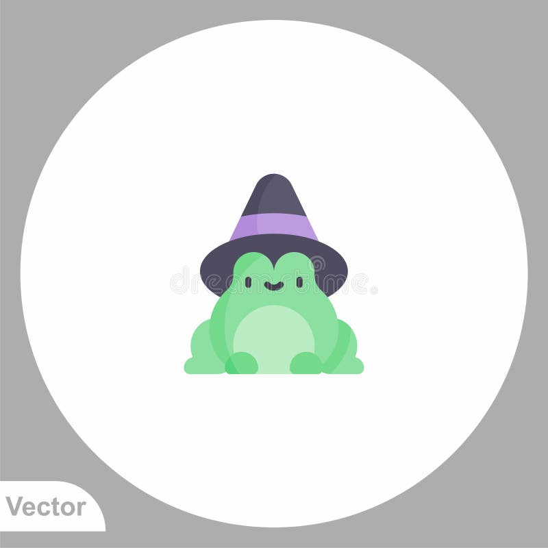 Toad Vector Icon Sign Symbol Stock Vector - Illustration of drawing ...