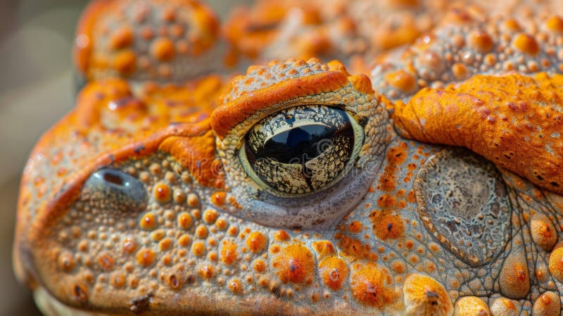 The Toads Skin Covered in Bly Like Bumps Creating a Rough and Uneven ...