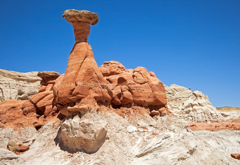 Toadstools stock image. Image of canyon, blue, formation - 9479737