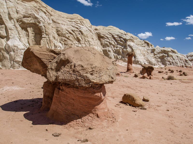 The Toadstools in Southern Utah Stock Image - Image of wilderness ...