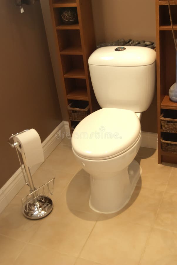Toalete do banheiro foto de stock. Imagem de estilo, limpo - 21609022