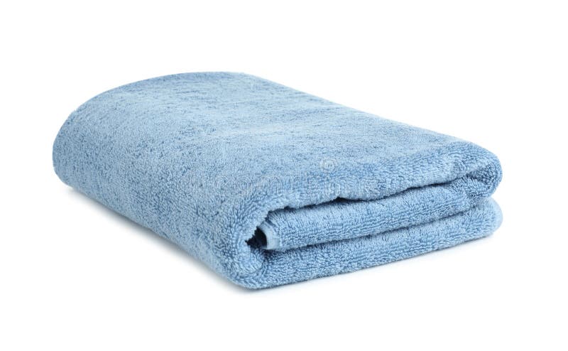 Toalla De Terry Suave Doblada Foto de archivo - Imagen de cocina, color ...